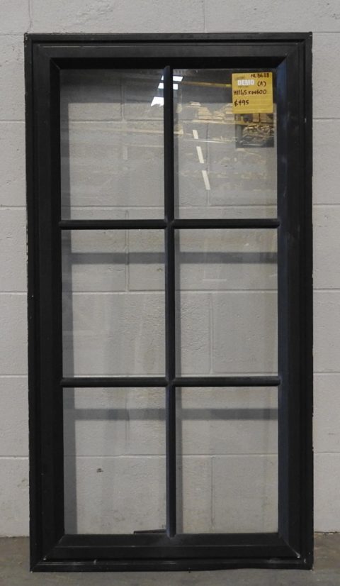 Colonial Style Black Aluminium Single Awning Window H1165mmxW600mm ...