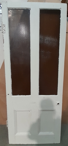 Solid Wooden Kauri Villa Door With Wired Glass H1975mm x W810mm DR14008 ...