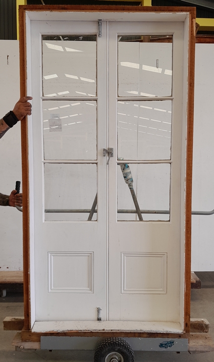 Kauri Timber Villa French Doors H2230mm x W1140mm DR14720 - Jacob ...