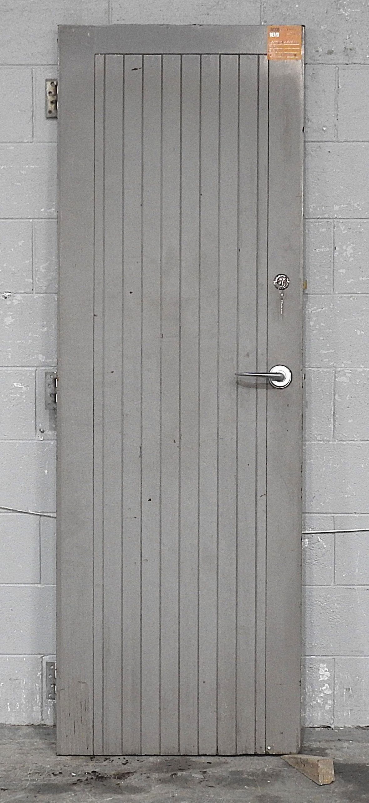 Narrow Wooden Exterior TG&V Door - Unhung H1940mm x W656mm NL16249 ...