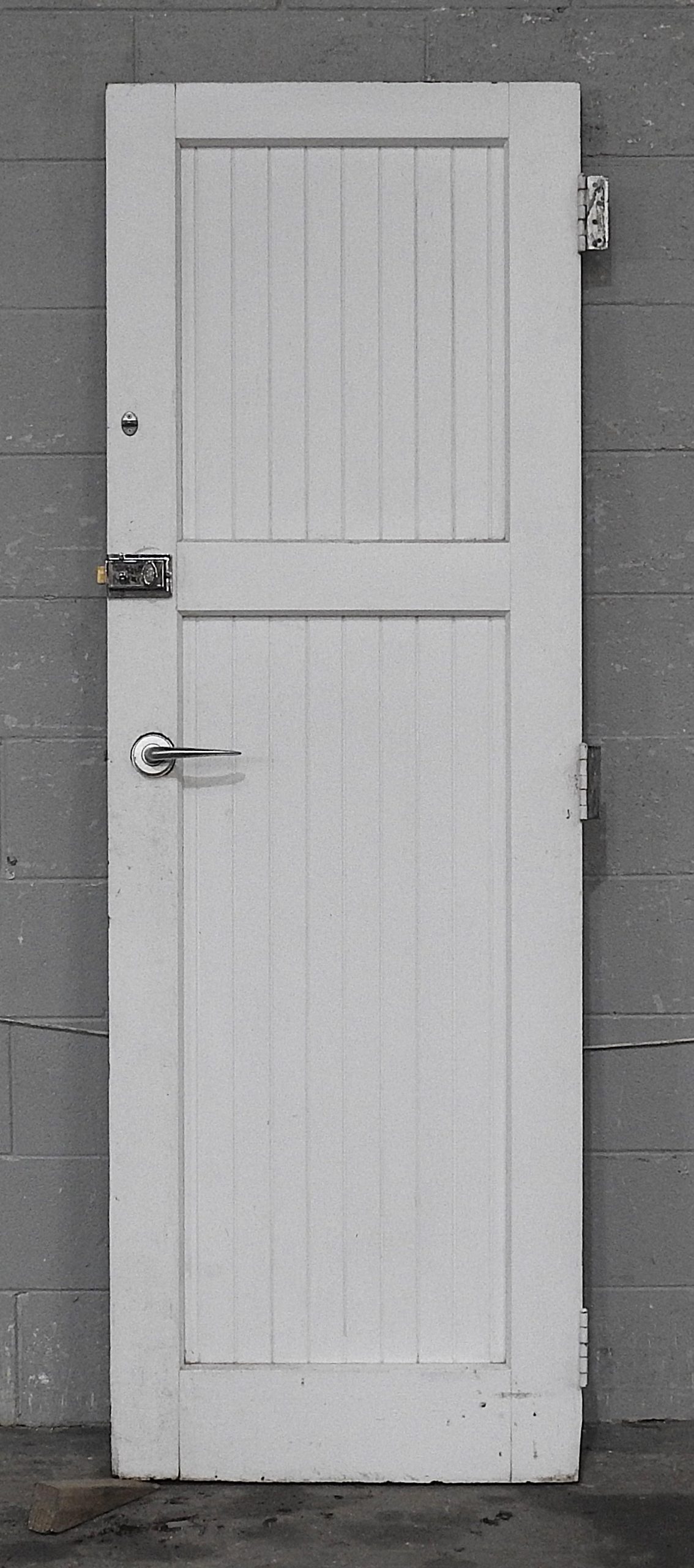 Narrow Wooden Exterior TG&V Door - Unhung H1940mm x W656mm NL16249 ...